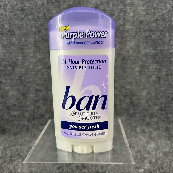 Bath & Body | Vtg Ban Beautifully Smooth Invisible Solid Powder Fresh ...